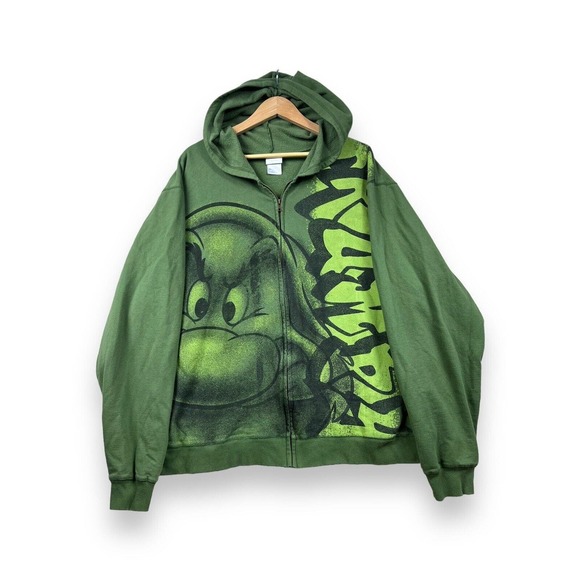 Disney | Shirts | Disney Grumpy Jacket Hooded Full Zip Green Street ...